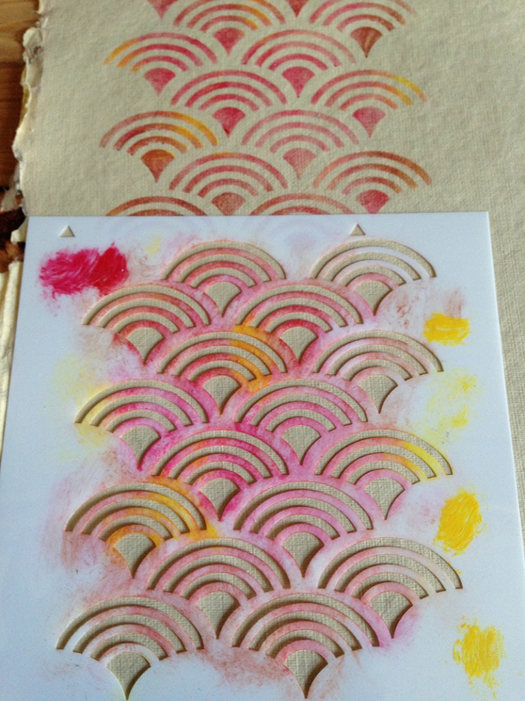 Print Making with Stencils | Stencil 1