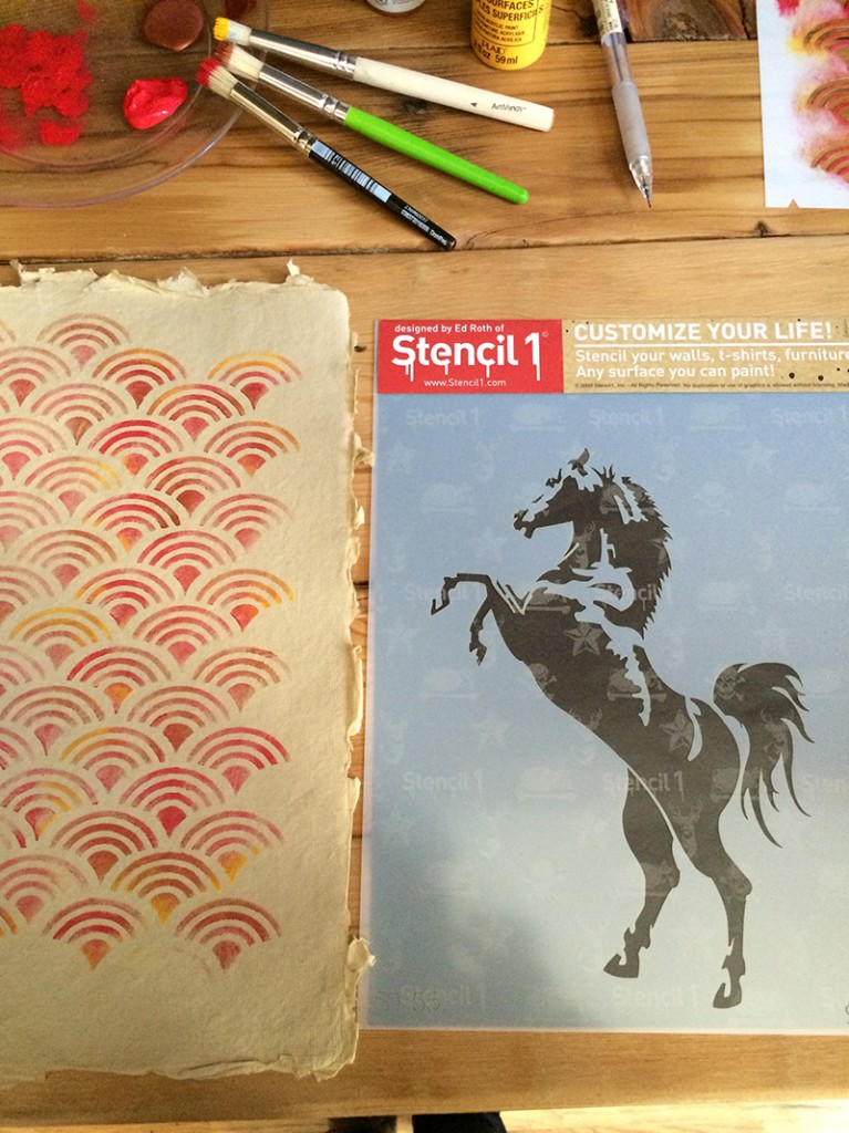 Print Making with Stencils | Stencil 1