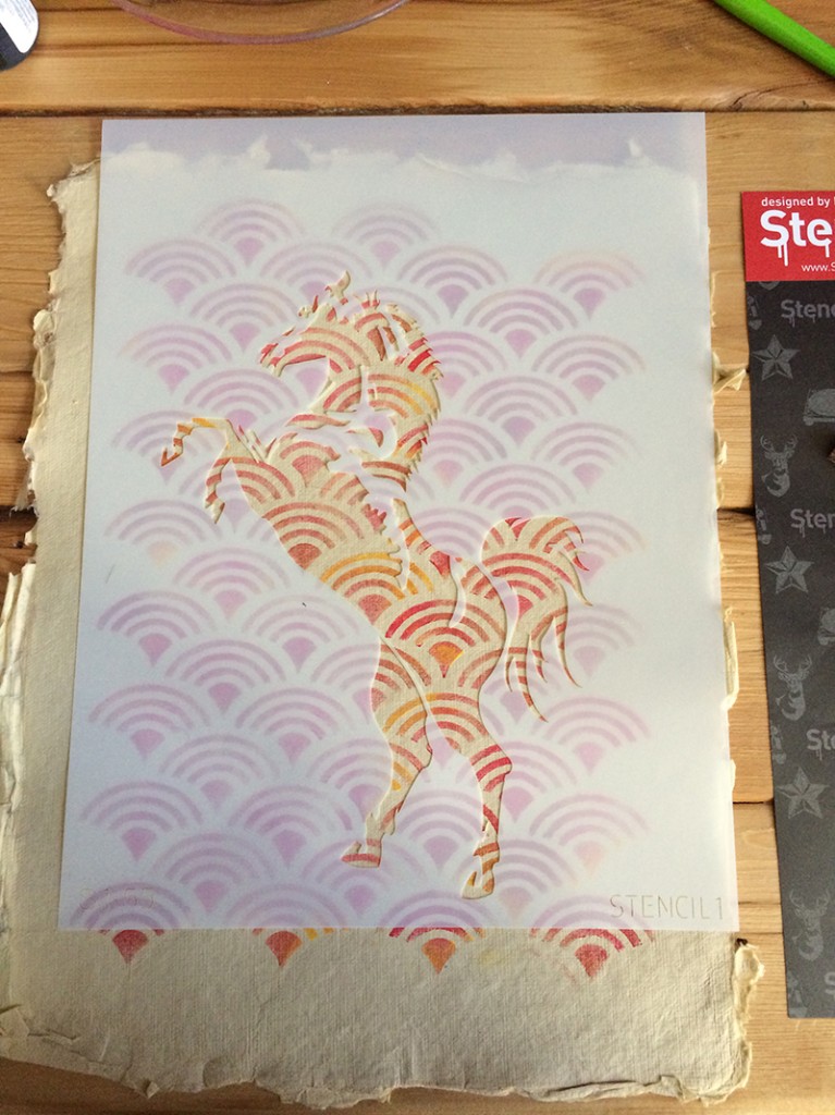 Print Making with Stencils | Stencil 1