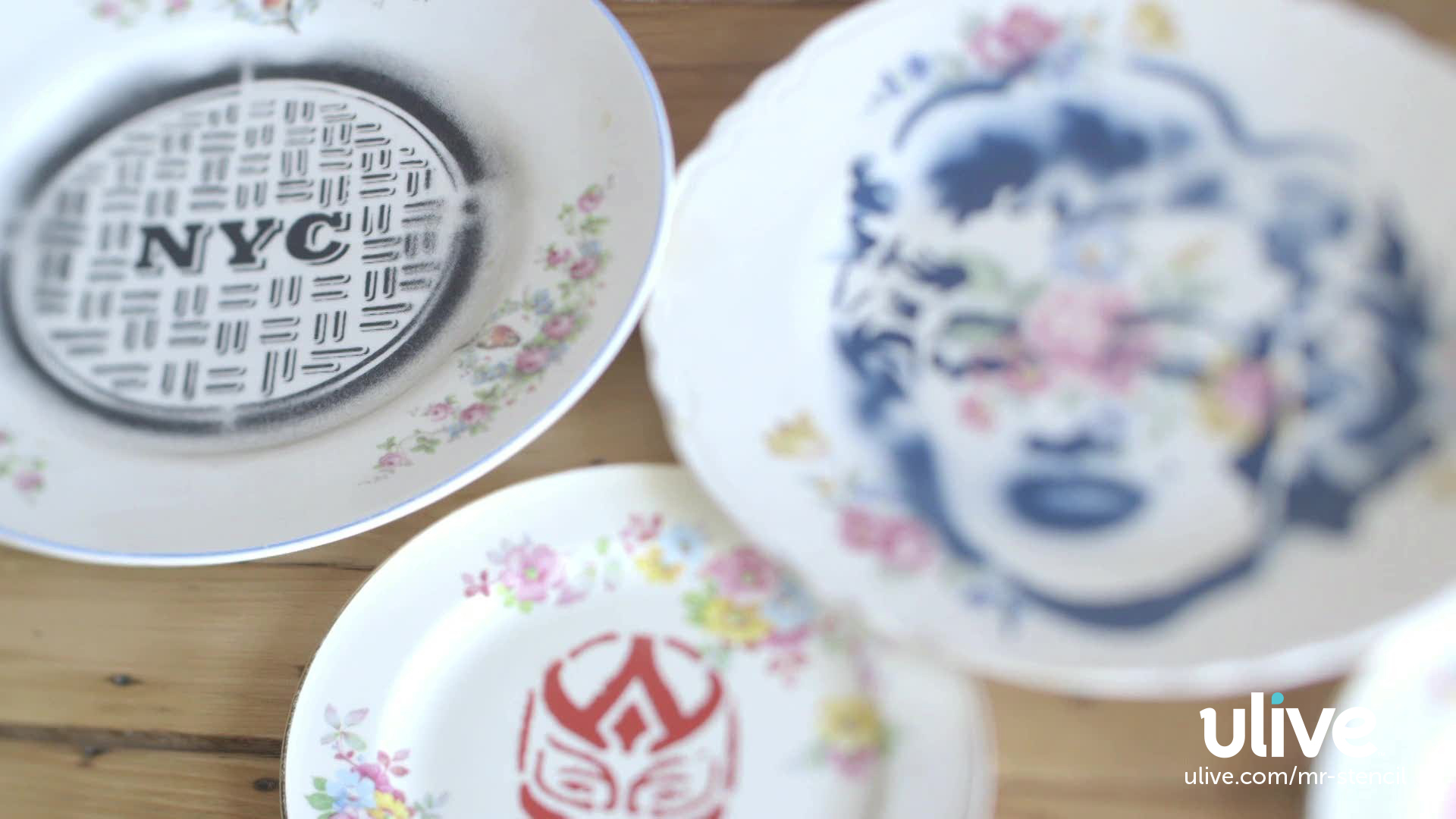 Graffiti Plates | Stencil 1