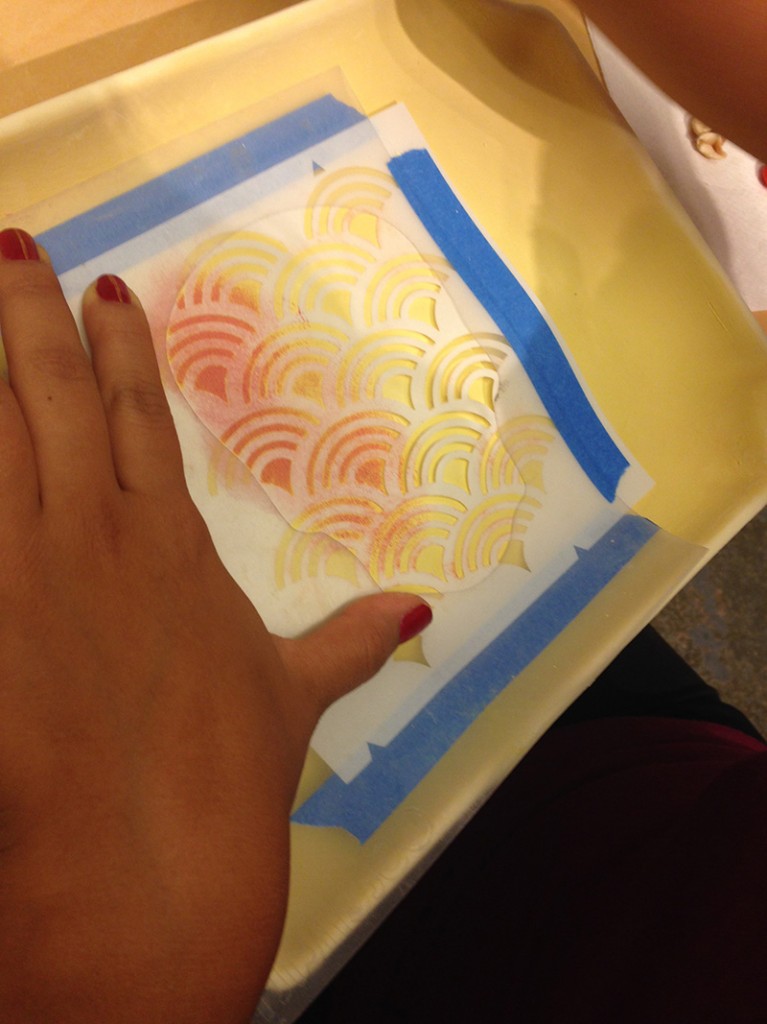 Stenciling Ceramics | Stencil 1