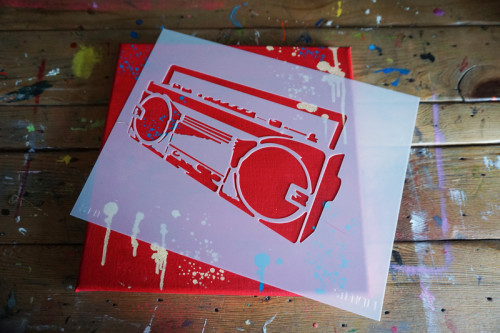 DIY Stencil Graffiti Art For The Home | Stencil 1