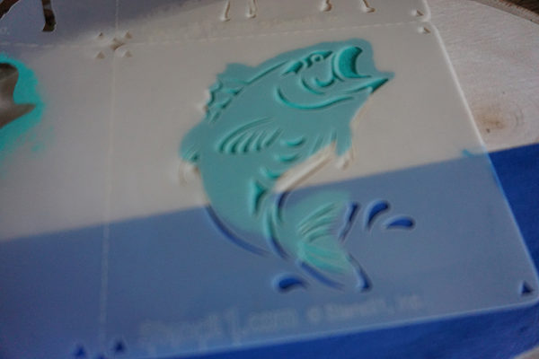 Farmhouse Stenciled Wood Slabs | Stencil 1