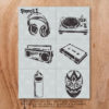 Graffiti Mini Stencil Set #1 6-pack | Stencil 1