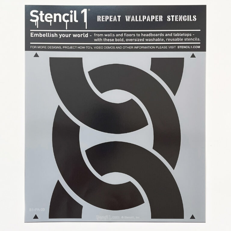 Bold Chain Repeat Pattern Stencil (11"x11") | Stencil 1