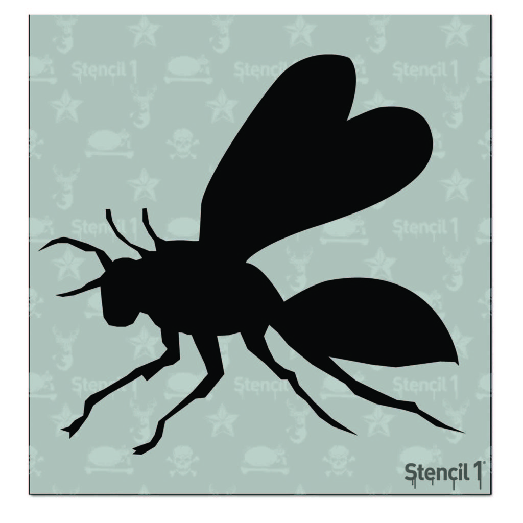 Bee Side Stencil -Small (5.75″x6″) | Stencil 1
