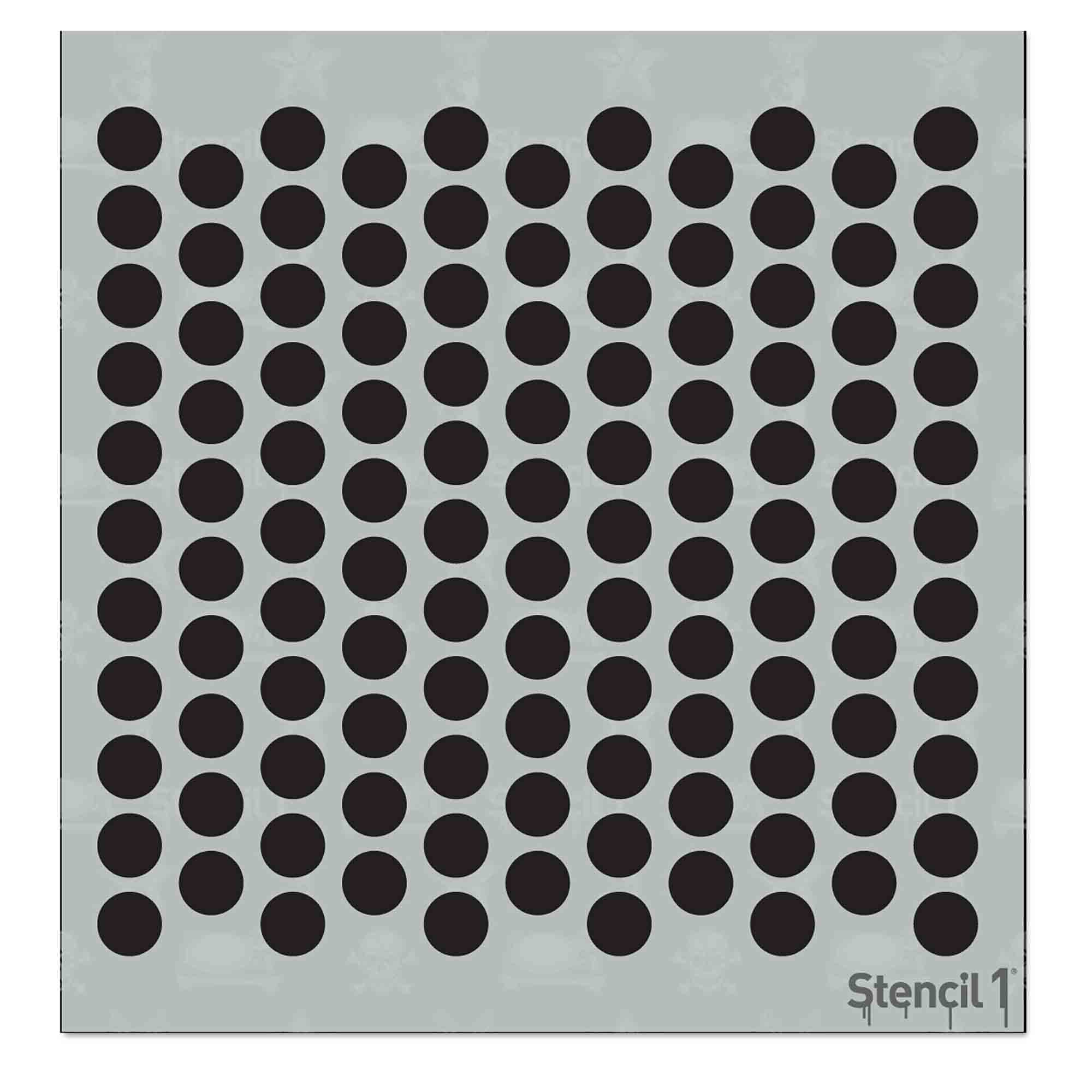 Dots Repeat Pattern Stencil -Small (5.75″x6″) | Stencil 1
