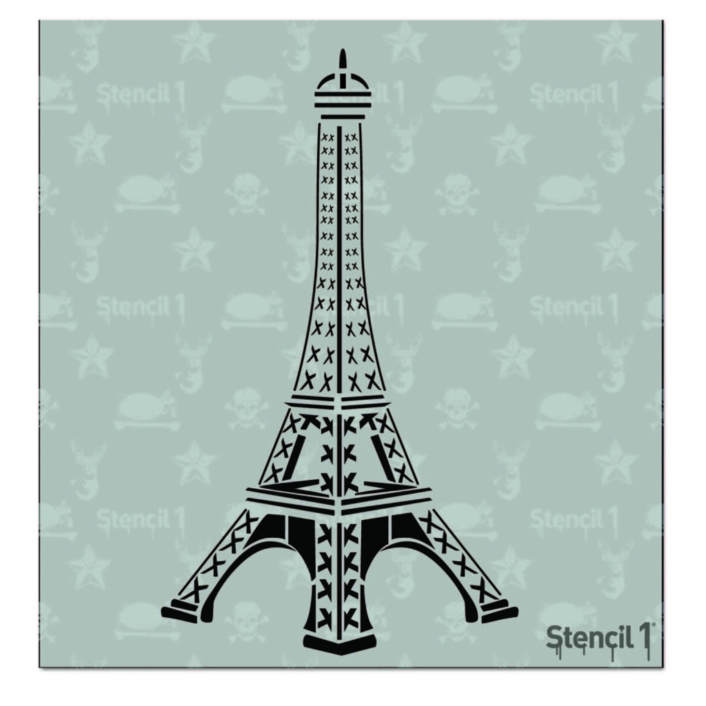 Eiffel Tower Stencil -Small (5.75"x6") | Stencil 1