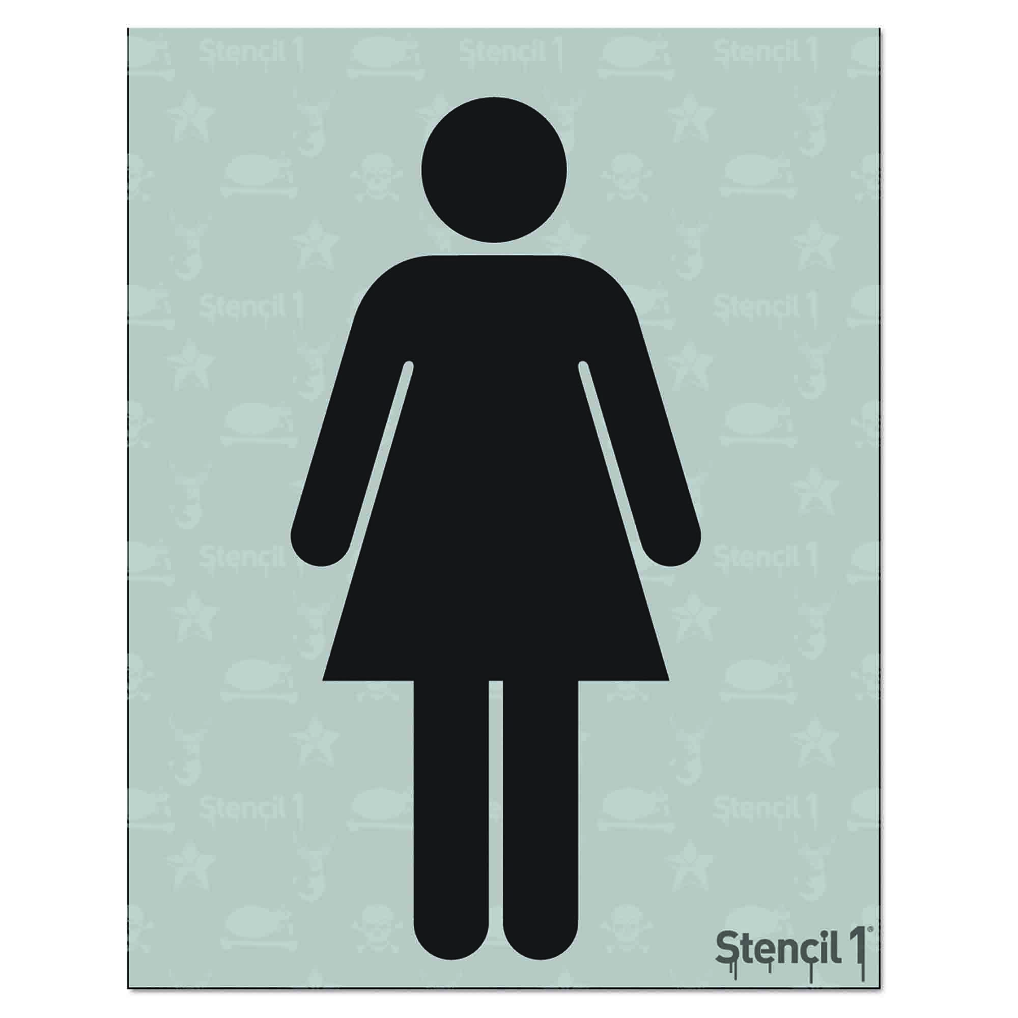 Female Stencil (8.5″x11″) | Stencil 1