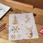 Winter Holiday Stencil 4-pack | Stencil 1