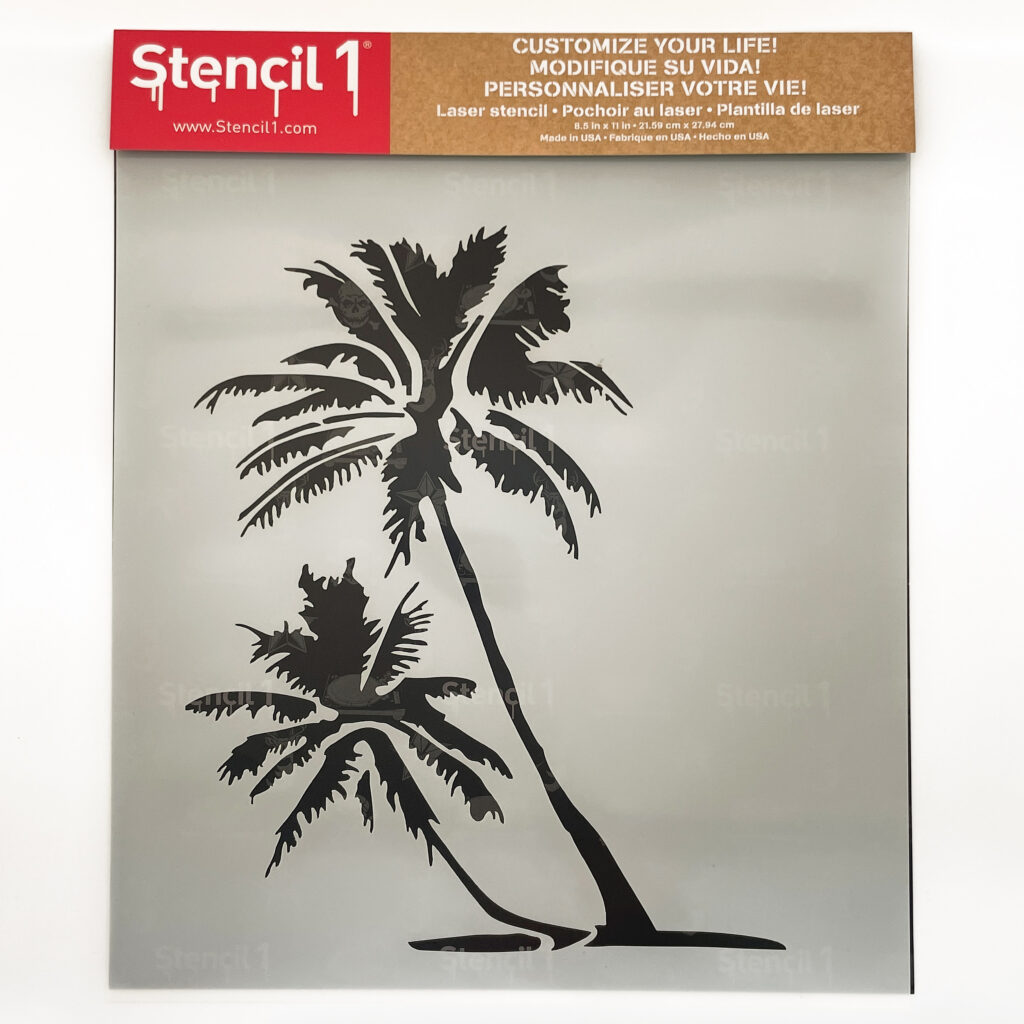 Palm Trees Stencil - Small (5.75"x6") | Stencil 1