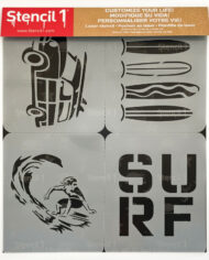 SURF Stencil 4-pack | Stencil 1
