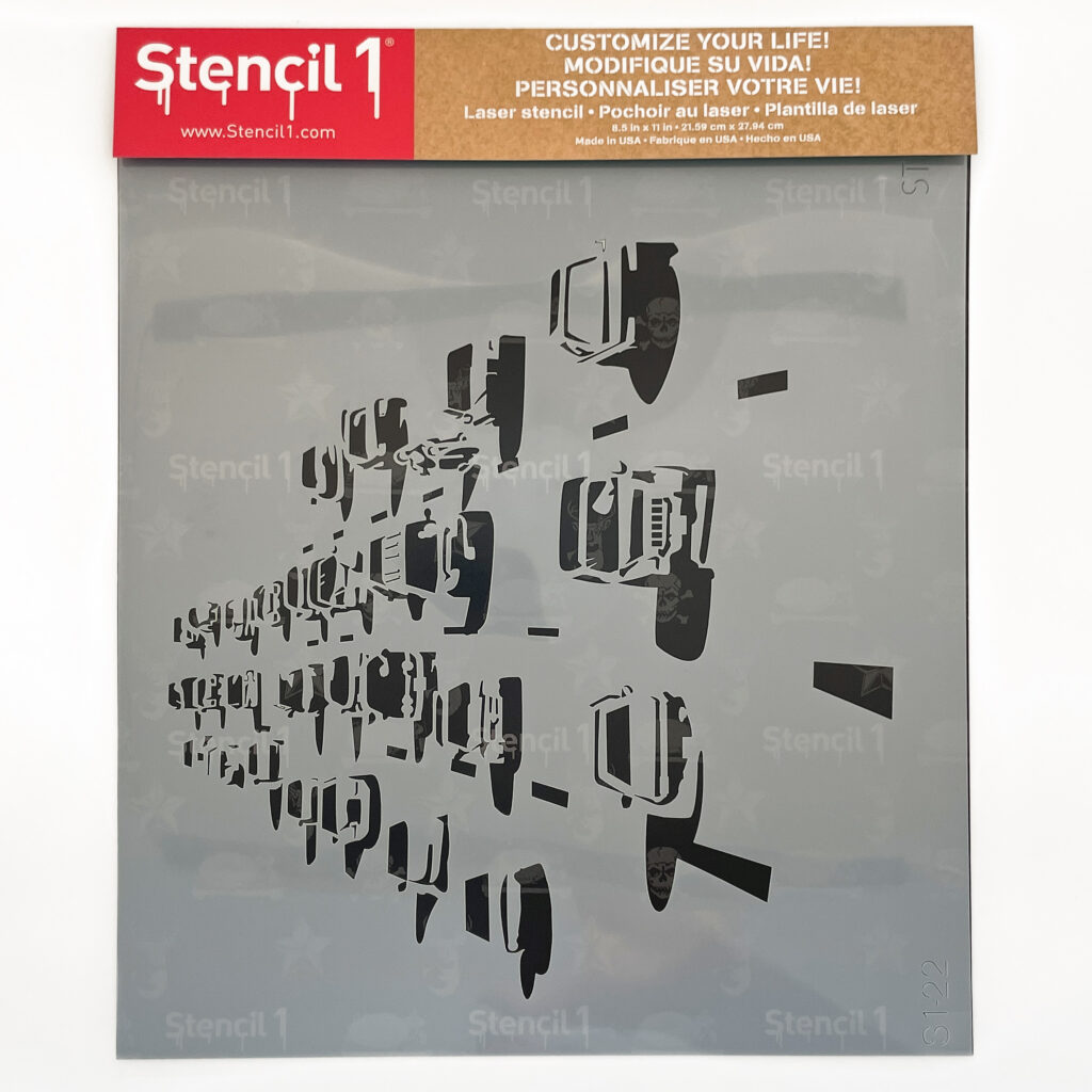 Traffic Stencil (8.5"x11") | Stencil 1