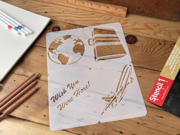 Traveler Stencil 4-pack | Stencil 1