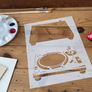 Turntable Stencil – Two Layers | Stencil 1