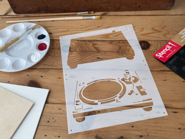 Turntable Stencil – Two Layers | Stencil 1