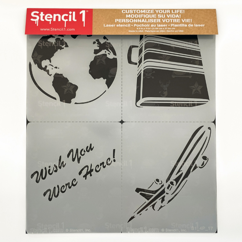 Traveler Stencil 4-pack | Stencil 1