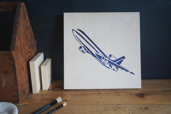 Airplane Stencil (8.5″x11″) | Stencil 1