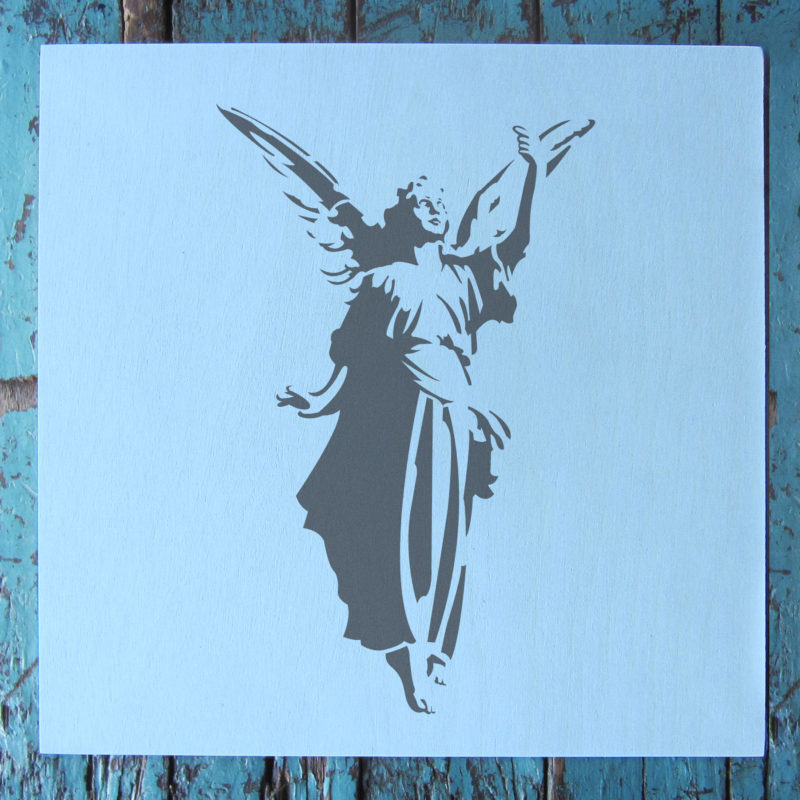 Angel Stencil -Small (5.75″x6″) | Stencil 1