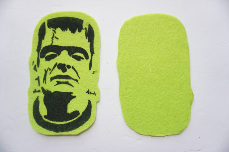 How To Stencil Halloween Felt Ornaments | Stencil 1