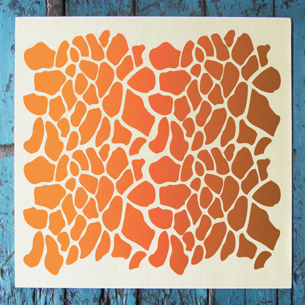 Giraffe Print Stencil – Small (5.75″ x 6″) | Stencil 1