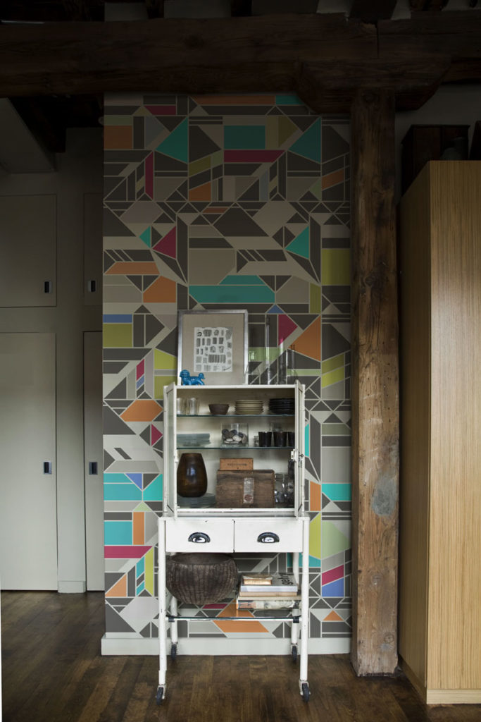 GEO Repeat Pattern Stencil - Large | Stencil 1