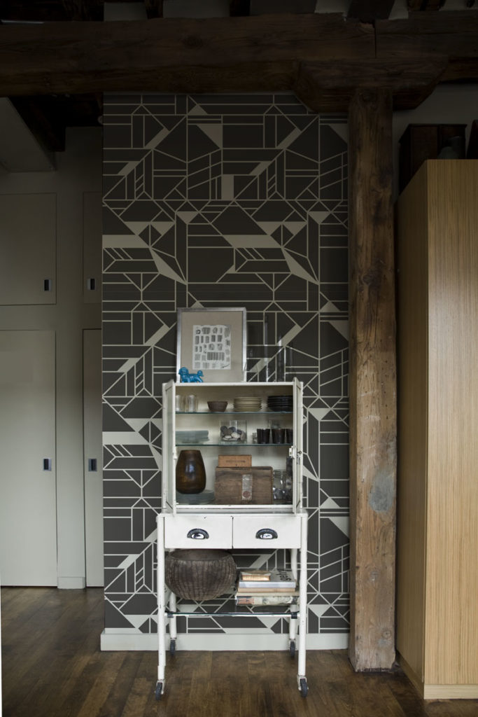 GEO Repeat Pattern Stencil - Large | Stencil 1