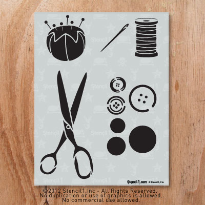 Craft Stencil 5-Pack | Stencil 1