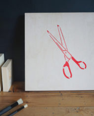 Scissors Stencil (8.5″x11″) | Stencil 1