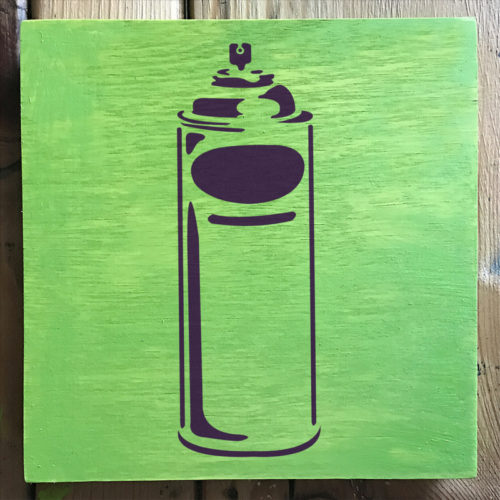 Spraycan Stencil - small (5.75"x6") | Stencil 1