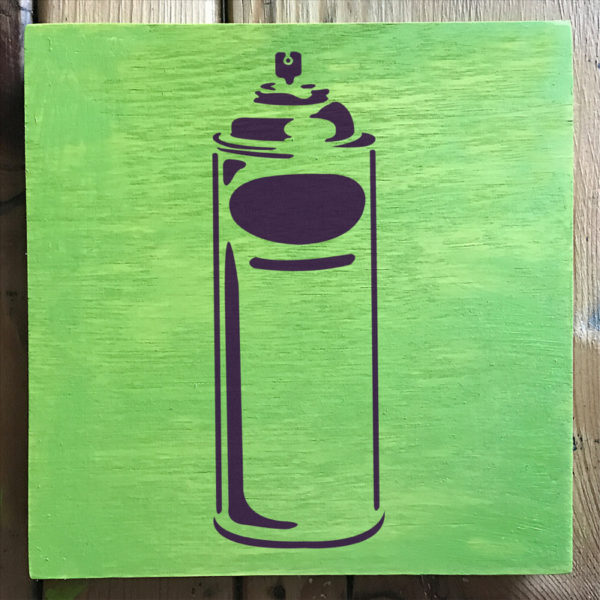 Spraycan Stencil - small (5.75"x6") | Stencil 1