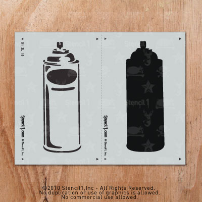 Spraycan – 2 Layers | Stencil 1