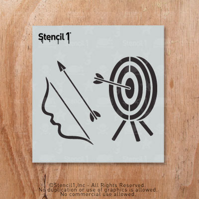 Target Stencil -Small | Stencil 1