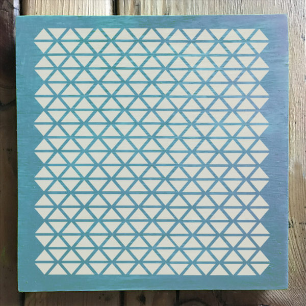 Triangles Repeat Pattern Stencil - Small (5.75"x6") | Stencil 1