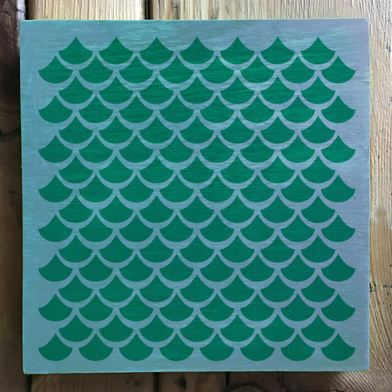 Mermaid Scales Stencil – Small (5.75″x6″) | Stencil 1