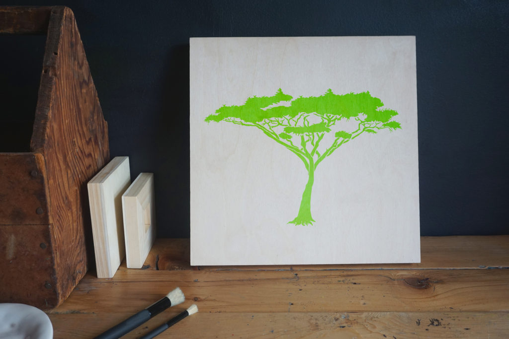 Acacia Tree Stencil (8.5″x11″) | Stencil 1