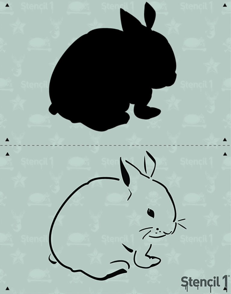 Easter-Themed Arts & Crafts with Our 2-Layer Bunny Stencil | Stencil 1