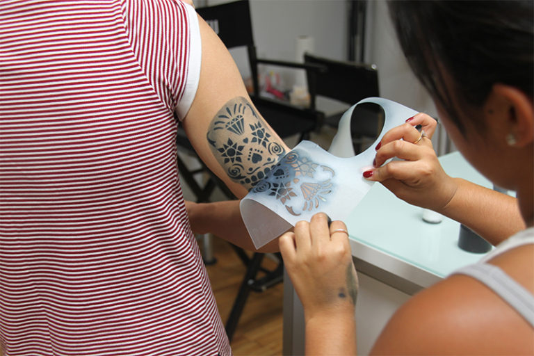 Stenciling Skin | Stencil 1