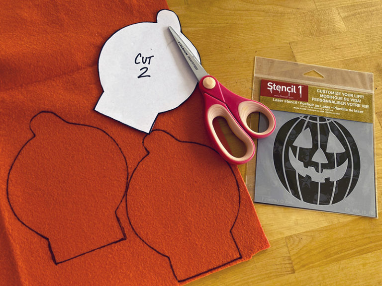Halloween Headpiece and Shirt | Stencil 1