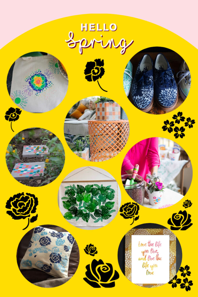 Optimistic Spring Projects to Create Gorgeous Spring Visuals | Stencil 1