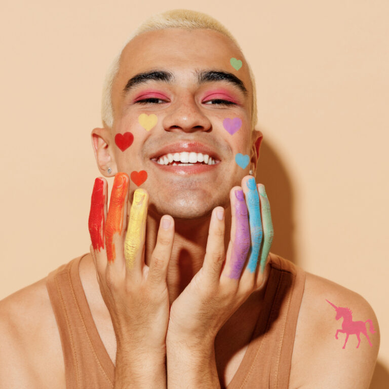 Pride Makeup Stencil | Stencil 1